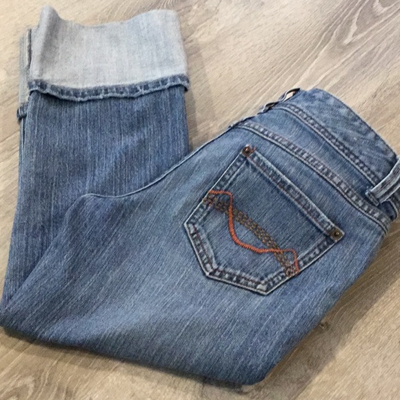 Mossimo Supply Co. | Pants & Jumpsuits | Mossimo Denim Capriswide Cuff ...